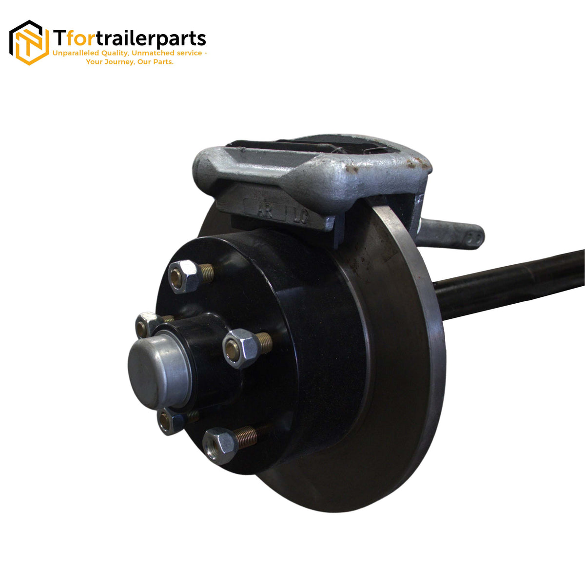 45mm Square Mechanical Braked Axle — T for Trailer Parts