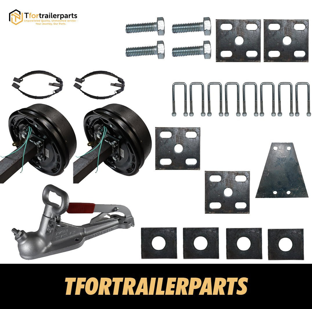 Diy Tandem Axle trailer parts 3200 Kg rated Solid beam axles — T for ...