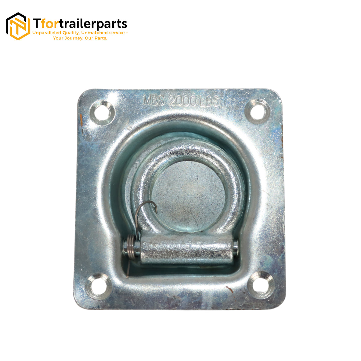 Lashing Ring 2000lbs Zinc — T for Trailer Parts